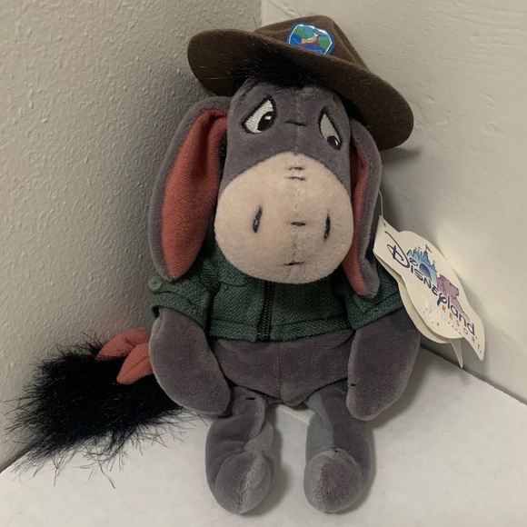 Disney | Toys | Disney Winnie The Pooh Eeyore Park Ranger Plush Stuffed ...